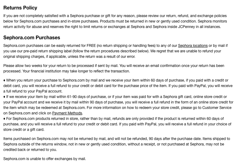 Ecommerce Dropshipping Return Policy Templates examples Ecommerce Dropshipping Return Policy Templates examples